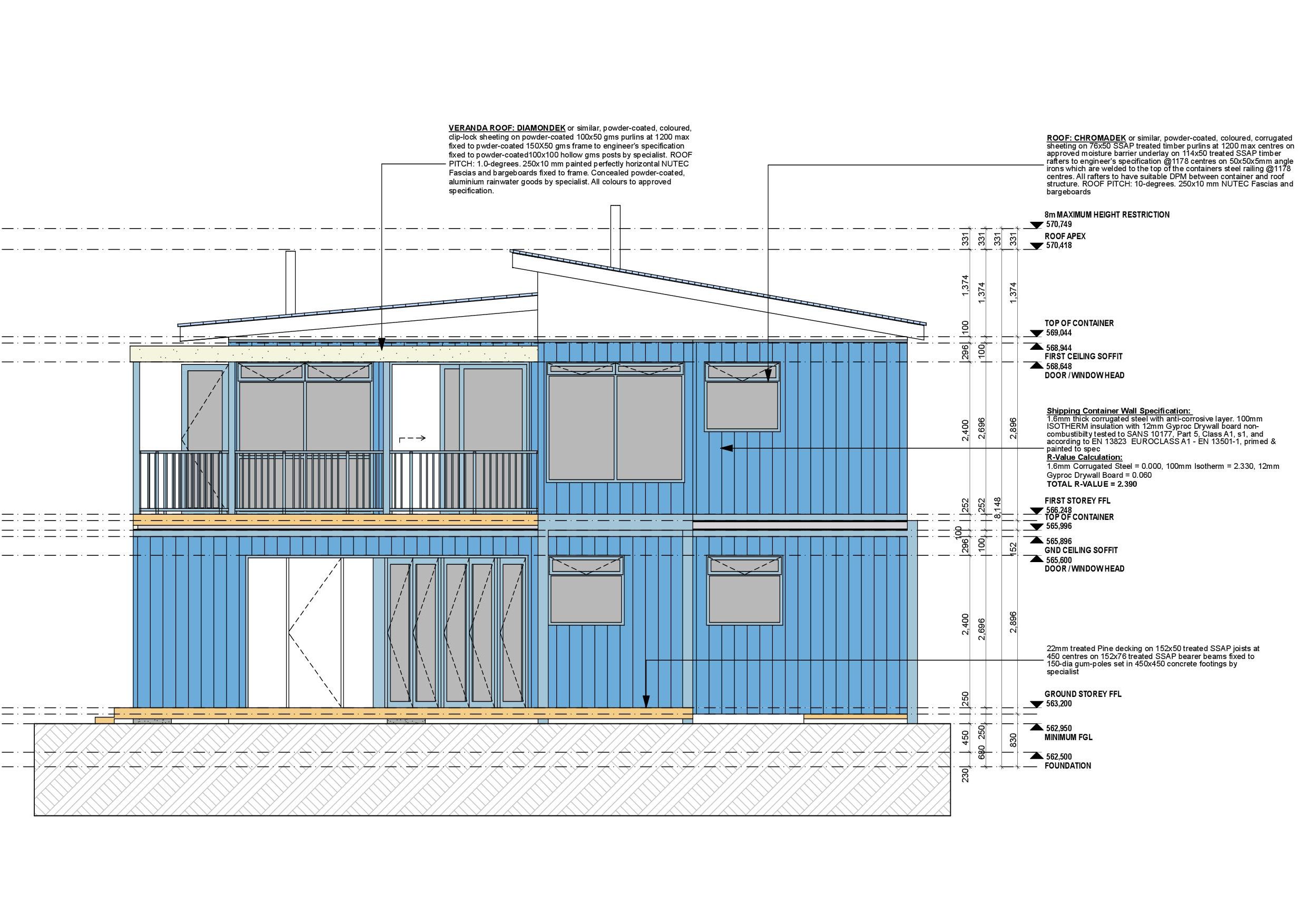 Luxury Double Storey Container Home – Cedarberg | Bouah Design