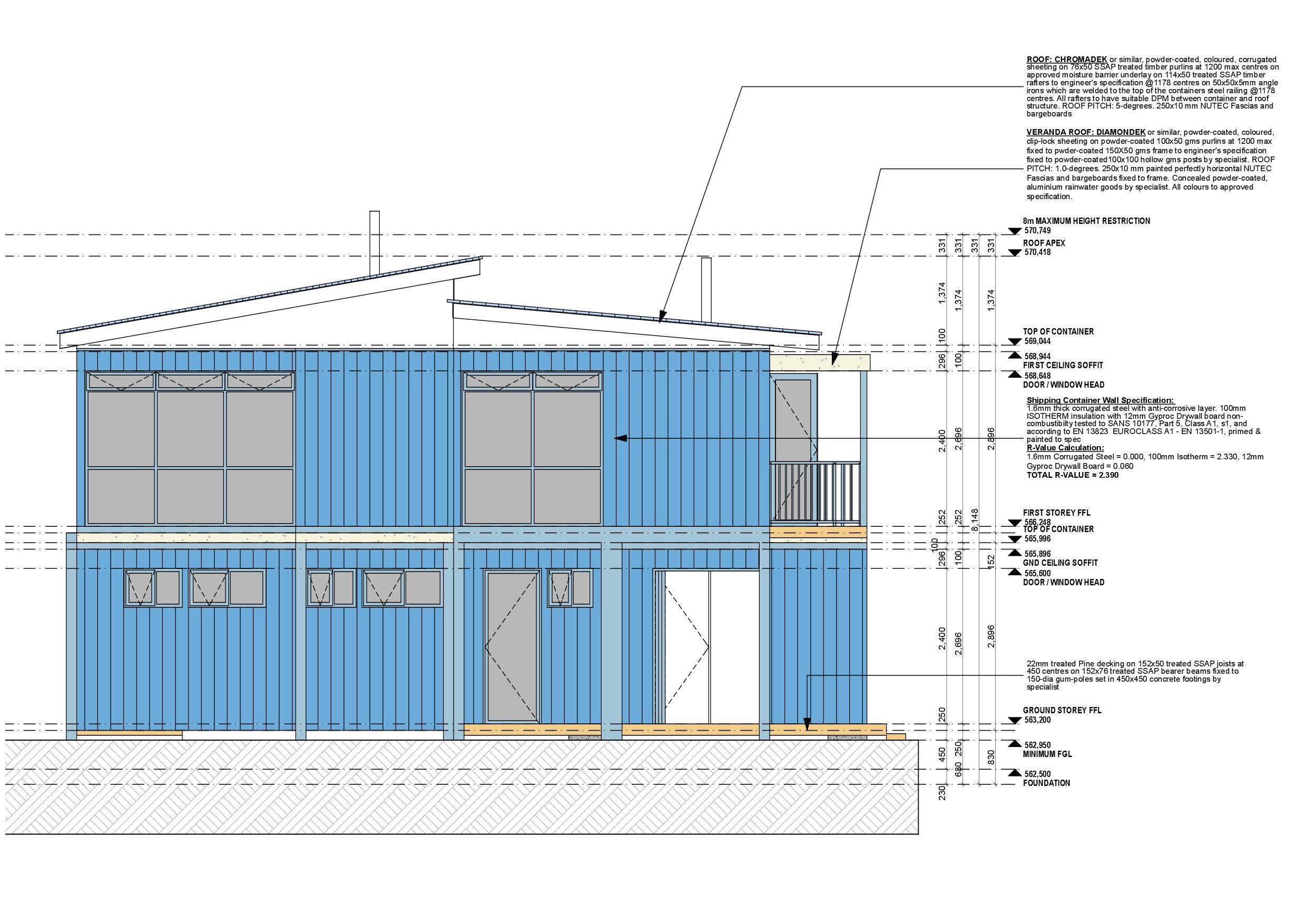 Luxury Double Storey Container Home – Cedarberg | Bouah Design